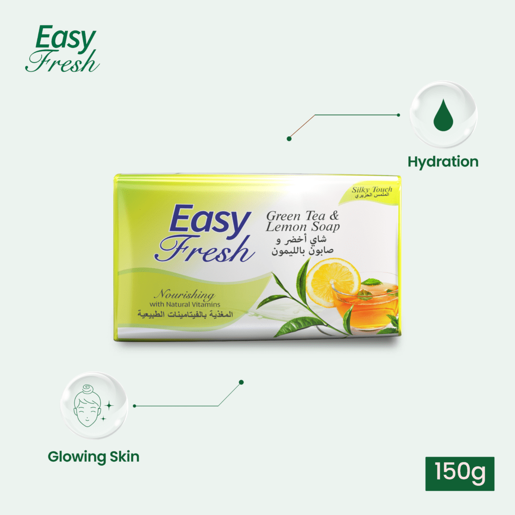 Easy Fresh Green Tea Lemon Soap 150g - Face Fresh